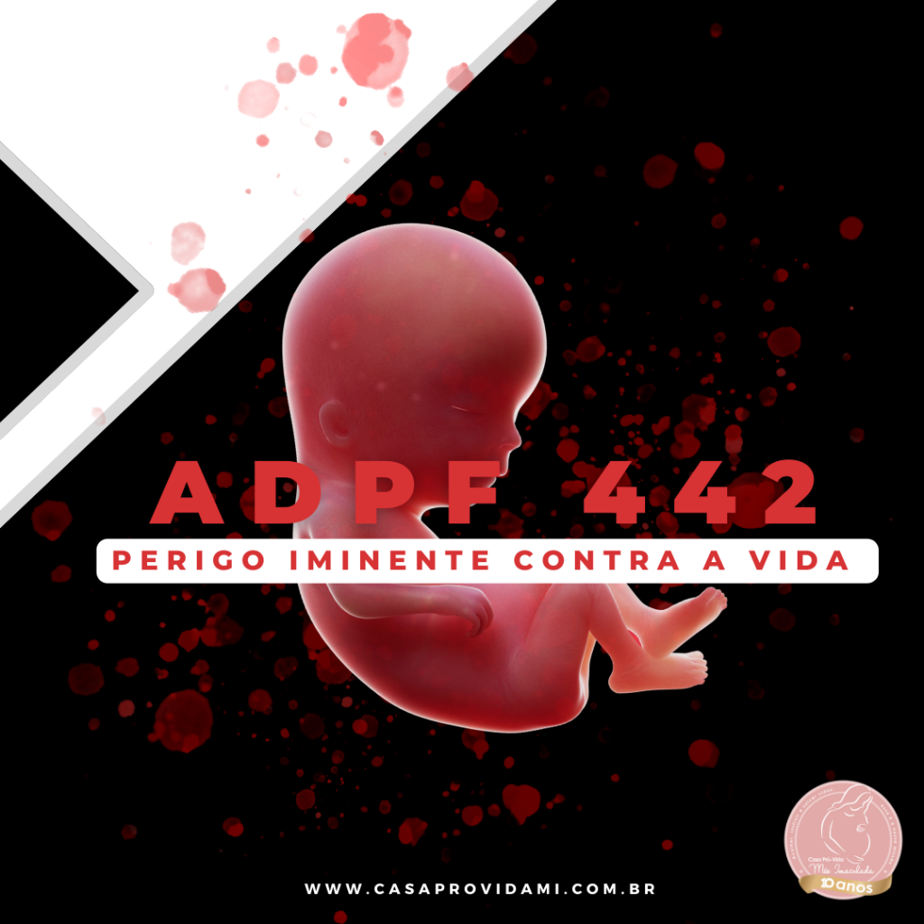 ADPF 442 PERIGO IMINENTE CONTRA A VIDA - Casa Pró-Vida